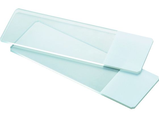 【商品説明】●洗浄済みホワイトガラスを使用しております。●四隅を45°に研磨しており安全です。●左端20mmにフロスト加工を施しており、油性ペンなどで書き込みができます。【仕様】●型番：SG-FWH●入数：50枚●フロスト部：ホワイト●幅×...