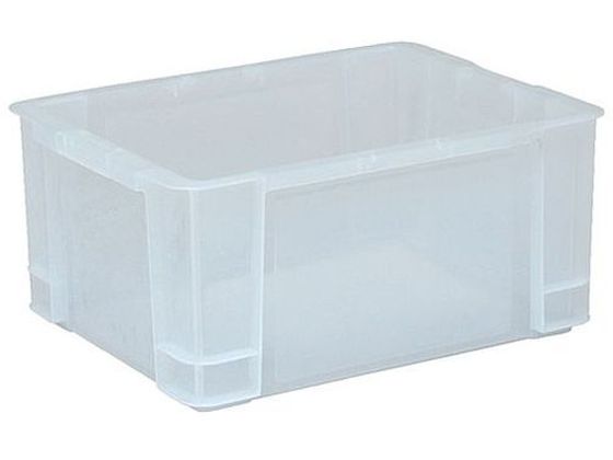 【商品説明】●工業用コンテナーです。●PT−14、21との積重ねが出来ます。【仕様】●カラー：クリア●材質：ポリプロピレン●質量：1.49kg●容量：28L●耐荷重強度：450kgf●落下衝撃強度：落下高さ…3m、内容物質量…30kg●外寸...