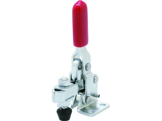 【仕様】●型番：ST-VTC201U●全長（mm）：84●締圧力（kN）：0．24〜0．5●適合コンタクトボルト径：M5●アーム角度（°）：110●下方押え型●垂直ハンドル●フランジベース●SPCC亜鉛メッキ●パッド：クロロプレンゴム【備考...