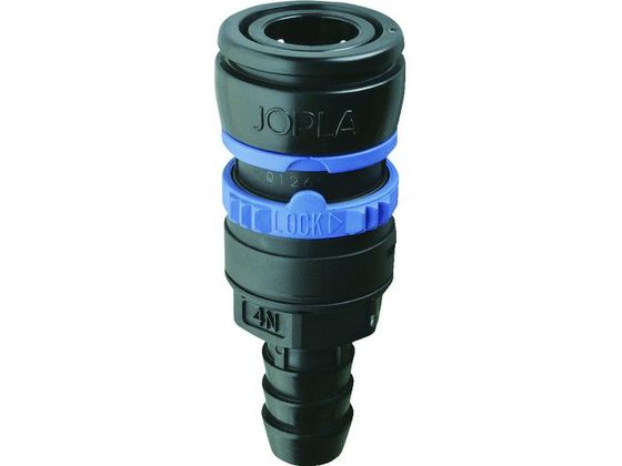 【商品説明】●タケノコタイプ。●ワンタッチ接続方式。●セーフティロック機構を標準装備。●エンジニアリングプラスチックの採用で耐衝撃性に優れています。●プラスチック製で軽くてさびません。【仕様】●型番：TT-4NR●相手側ホースサイズ内径（m...
