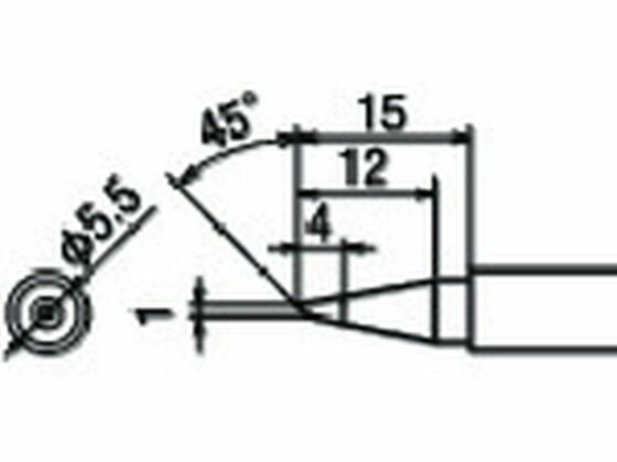 【仕様】●型番：PX-2RT-BC●適合コテ：PX−201、PX−335、PX−338、PX342　●コテ先名称：1．0mm【備考】※メーカーの都合により、パッケージ・仕様等は予告なく変更になる場合がございます。【検索用キーワード】グット替...