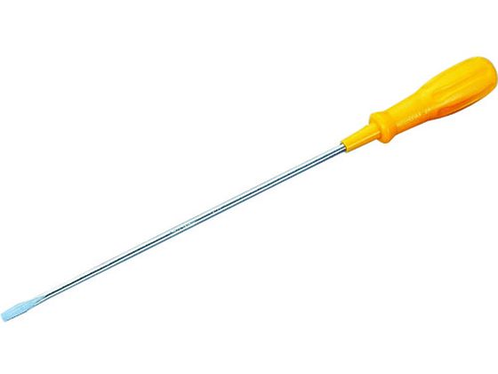 【商品説明】●全長が395mmと長く、従来のドライバーでは届かない箇所の作業に最適です。【仕様】●型番：LD-M●刃先：［［−］］0．8×6．0●軸長（mm）：267●全長（mm）：395●先端：マグネット入り●軸：構造用鋼●グリップ：樹脂...