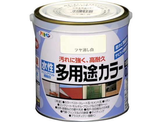 【商品説明】●反応硬化型シリコン変性アクリル樹脂により、耐久性に優れた高性能塗料です。【仕様】●型番：460721●色：ツヤ消し白　●容量（L）：0．7　●乾燥時間：30分〜1時間（夏期）、2〜3時間（冬期）　●塗り重ね可能時間：2時間以上...