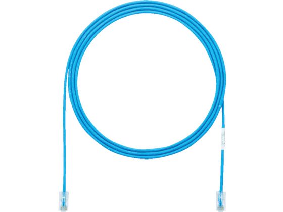 【商品説明】●細径（28AWG）なので省スペース設計を実現しました。●通常径パッチコードの1／2以下のサイズです。●曲げ半径が小さく柔軟なので、移設・増設が容易に行えます。●100％工場検査合格品です。【仕様】●型番：UTP28CH3MBU...