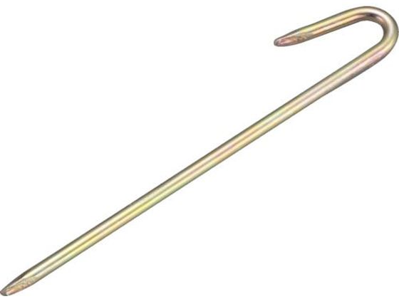 【商品説明】●ロープなどを地面に引っ張り固定する時に使用。各種テント、タープ設営、園芸、区画ロープ設置など。●異形タイプ（J型頭）で引き抜き強度をアップしました。【仕様】●型番：TRJ-615-30P●入数：30本●径（mm）：6 ●全長（...