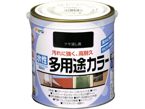 【商品説明】●反応硬化型シリコン変性アクリル樹脂により、耐久性に優れた高性能塗料です。【仕様】●型番：460936●色：ツヤ消し黒　●容量（L）：0．7　●乾燥時間：30分〜1時間（夏期）、2〜3時間（冬期）　●塗り重ね可能時間：2時間以上...