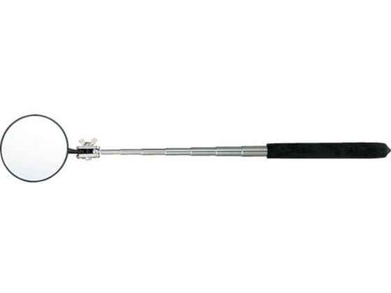【仕様】●型番：TT-60ML●ミラー寸法（mm）：φ60　●全長（mm）：245〜925　●ミラー形状：丸型●ミラー保護フィルム付●ミラー：ガラス　●ミラー枠：ABS樹脂　●ミラー軸：ABS樹脂　●接続部：鉄、ゴム　●竿部：ステンレス　●...