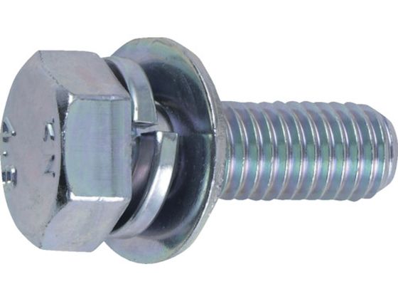 【仕様】●型番：B716-1245●入数：3本●寸法（mm）d：M12 ●寸法（mm）L：45 ●強度区分：4．8●丸ワッシャー、スプリング（P−3タイプ）付●低炭素鋼（SWCH） ●表面処理：三価クロメート仕上げ（白）【備考】※メーカーの...