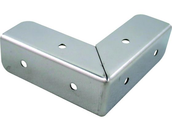 【商品説明】●コーナーやつなぎ目などの補助金具として使用できます。●サビに強いステンレス製です。【仕様】●型番：00063087●板厚（mm）：0．6 ●幅W（mm）：13．5 ●穴径（mm）：2．5 ●長さL1（mm）：42 ●長さL2（...