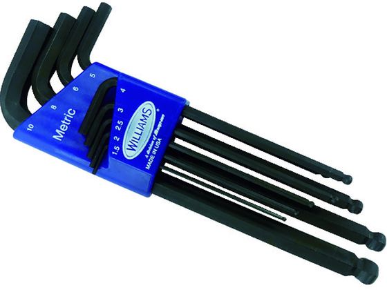 【仕様】●型番：JHW13609●入数：1S●セット内容（mm）：1．5、2．0、2．5、3．0、4．0、5．0、6．0、8．0、10．0●セット内容（本）：9●特殊工具鋼●表面処理：黒色酸化被膜●ホルダ【備考】※メーカーの都合により、パッ...