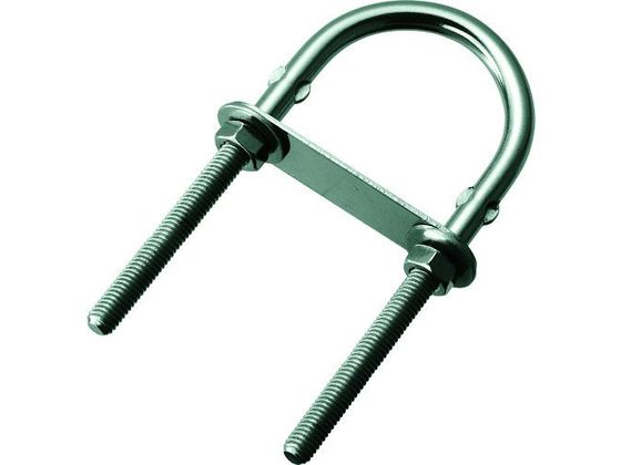【商品説明】●壁面・床面・地面への固定金具です。【仕様】●型番：TUB-5●D（mm）：5 ●L1（mm）：73 ●L2（mm）：25 ●L3（mm）：40 ●ねじ径：M5 ●P（mm）：35 ●使用荷重（kN）：0．29●ステンレス（SU...