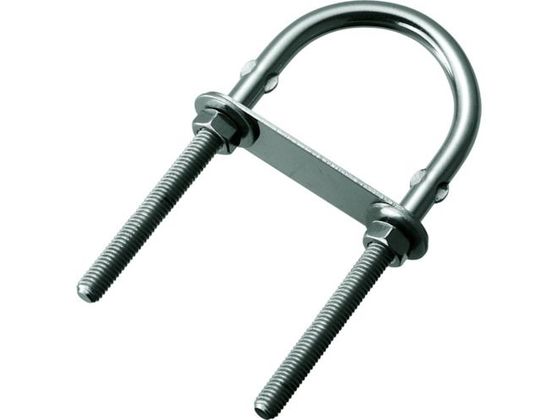 【商品説明】●壁面・床面・地面への固定金具です。【仕様】●型番：TUB-6●D（mm）：6 ●L1（mm）：84 ●L2（mm）：29 ●L3（mm）：45 ●ねじ径：M6 ●P（mm）：35 ●使用荷重（kN）：0．49●ステンレス（SU...