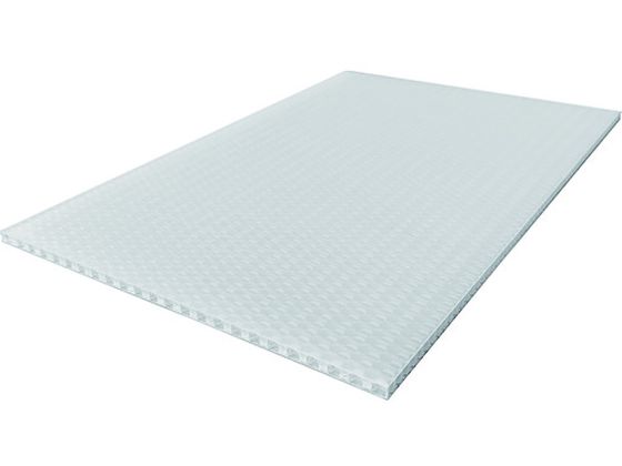 【商品説明】●世界初の熱可塑性樹脂による連続成形技術から誕生したハニカムコア材です。●軽量・高剛性素材です。同等の曲げ剛性の場合には、大幅な軽量化を実現します（アルミ：約1／3、スチール：約1／7）。●透過性がある為、作業環境が明るくなりま...