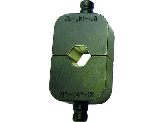 【商品説明】●NC−M−HE100専用六角圧縮ダイスです。●マルチパワーツール充電、電動式、油圧ポンプに使用できます。【仕様】●型番：300N-CU8-14-12●入数：2個●適合ヘッド：NC−M−HE100●NC−M−HE100専用六角圧...