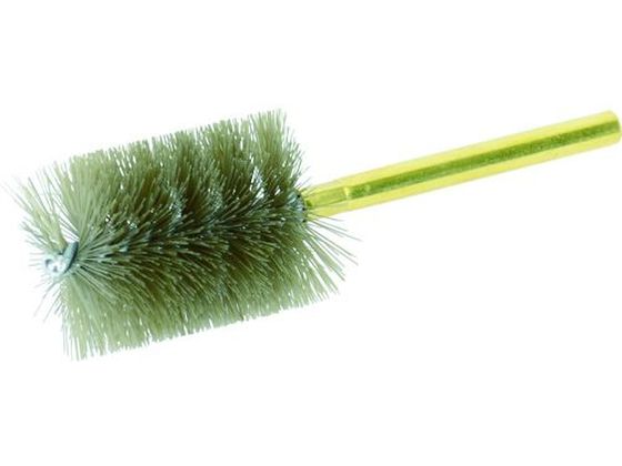 【商品説明】●シャンク取り付け式なので交換が容易です。●逆回転での使用不可です。●使用限界温度250℃【仕様】●型番：TB-5746●線径（mm）：0．2●軸径（mm）：6●全長（mm）：100●毛材：アラミド繊維●外径（mm）：32●ブラ...