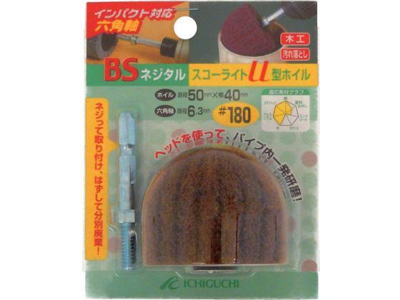 【商品説明】●ステンレス、金属の研磨、汚れ落とし、木工、パイプ内、コーナー、底面研磨。使用工具：充電インパクトドライバー。●繊維のパワーで目づまりなくマイルドに仕上げます。●素材をほとんど削りません。【仕様】●型番：80601●外径（mm）...