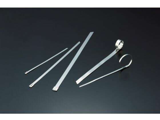 【商品説明】●耐候性、耐食性に優れています。●ステンレスであるため、さびることもありません。【仕様】●型番：BCT-362●入数：100本●色：シルバー　●幅（mm）：4．6　●厚さ（mm）：0．25　●長さ（mm）：362　●最大結束径（...