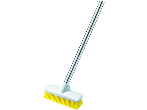【商品説明】●毛が抜けにくく、ヘッドにねじやリベットを使用していないねじ込み式デッキブラシです。●オートクレーブ、次亜塩素酸ナトリウム消毒処理による器具の衛生管理が可能です。【仕様】●型番：CL678-180U-MB-Y●色：黄　●幅（mm...