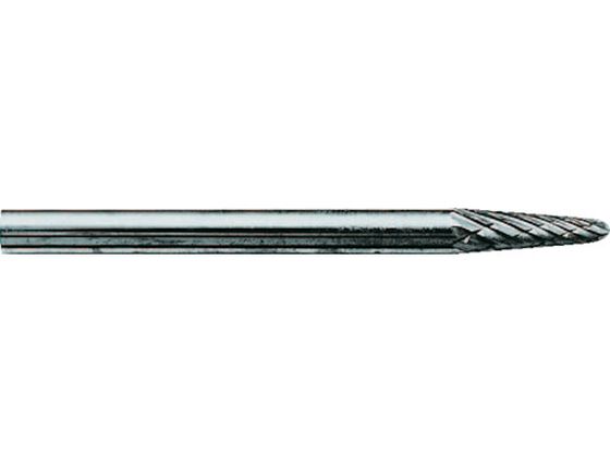 【仕様】●型番：SB7A01S●形状：テーパー型（シングルカット）●軸径（mm）：3●刃径（mm）：3●刃長（mm）：12．7●最高使用回転数（rpm）：50000●軸長（mm）：25．3●タイプ：オール超硬●角度（°）：8●刃先タイプ：品...
