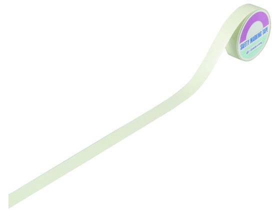 【商品説明】●光を遮断後も6〜8時間の視認可能な自発光能力を持つ蓄光式のラインテープです。●耐久性、環境性に優れた素材を使用しています。【仕様】●型番：072003●色：グリーン　●幅（mm）：25　●厚さ（mm）：0．4　●長さ（m）：5...