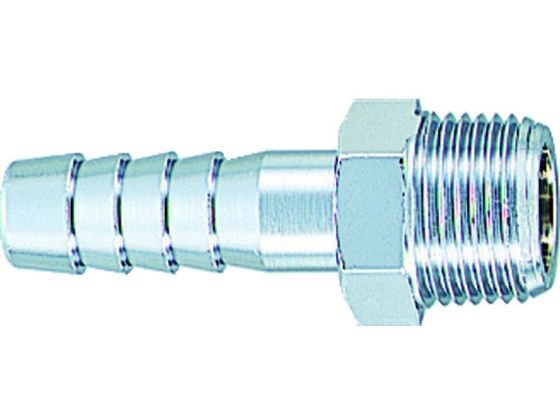 【仕様】●型番：HN-310●入数：5個●接続口径（タケノコ外径）（mm）：10．5　●接続口径D：R3／8　●六角対辺（mm）：17●使用流体：水・空気・油　●流体温度：−50〜150℃　●使用圧力：3．45MPa●本体：黄銅（C3604...