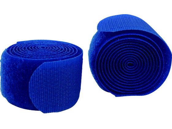 【商品説明】●簡単結束、使い方自由自在です。●結束物の直径17cmまで結束可能です。【仕様】●型番：G-42●入数：2巻●色：ブルー　●幅（mm）：20　●長さ（m）：0．6　●厚さ（mm）：2　●袋入数（個）：2●両面タイプ　●引張せん断...