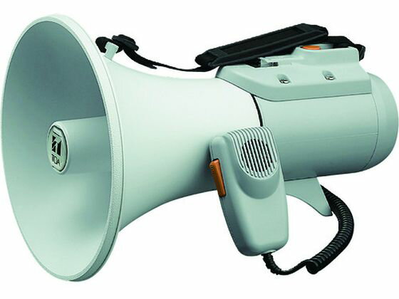【仕様】●型番：ER-2115W●口径（mm）：210　●定格出力（W）：15　●内蔵音：ホイッスル　●全長（mm）：310　●音声通達距離（m）：約400　●内蔵音通達距離（m）：約500　●電源：単3×6本（単2×6本可）　●防水性能：...