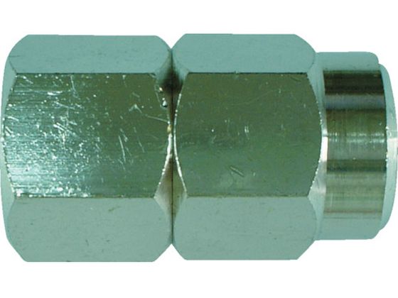 【商品説明】●ウレタンホース用のジョイントです。【仕様】●型番：UJ85-FG1/4●相手側ホースサイズ（mm）：8．5×12．5　●ねじサイズ：G1／4　●ねじ寸法：G1／4　●使用圧力●最高使用圧力1．5MPa●真鍮（ニッケルメッキ）【...