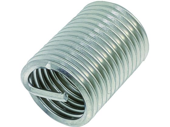 【商品説明】●ステンレス鋼でつくられたヘリサートです。●菱形断面の線材を巻いたスプリングのような形状をしています。【仕様】●型番：EH-M407X1.0DNS●入数：10個●適用ボルトねじ：M4X0．70●下穴径（mm）：4．2●ステンレス...