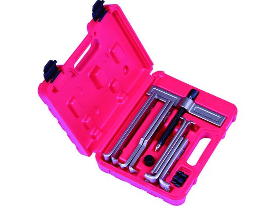 【仕様】●型番：1805-C●入数：4個●適用プーリ（mm）外掛：35〜173●爪の届く長さ（mm）：140●適用プーリ（mm）内掛：90〜155●破断荷重（kN）：49．05●鍛造鋼●替爪4種類、本体、おねじ、おねじプロテクター、ケース【...