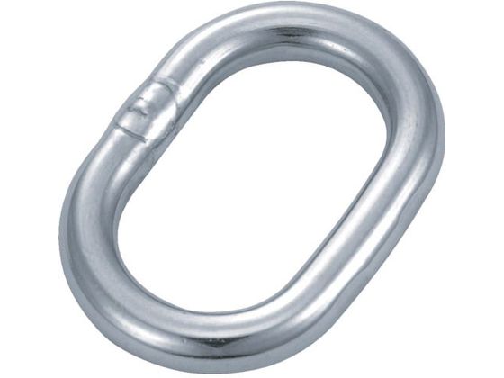 【商品説明】●同じ線径の丸リングと比較して使用荷重が約2倍程度アップします。●接続部は溶接していますので、丈夫です。【仕様】●型番：TOL-10●入数：1個●D（mm）：10 ●使用荷重（kN）：5．88 ●P（mm）：60 ●W（mm）：...