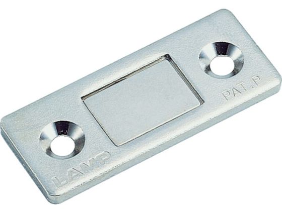 【商品説明】●厚さ2．6mmの極薄型サイズです。●ネオジム磁石を使用しているため高吸着力です。【仕様】●型番：MC-159●色：シルバー ●全長（mm）：41 ●吸着力（N）：39●受座なし ●推奨ねじ：サラ小ねじM3●本体：スチール●80...