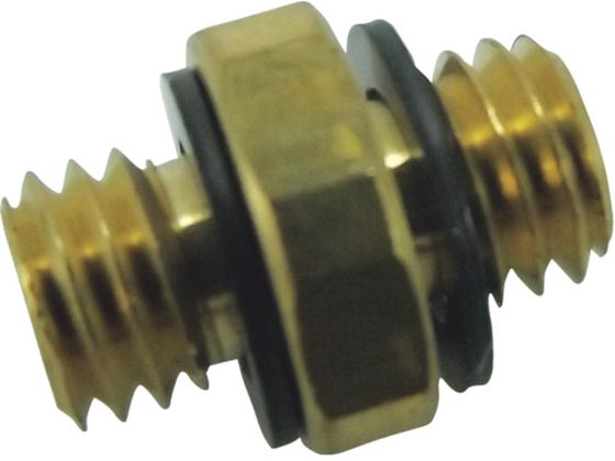 【仕様】●型番：M5-N●入数：10個●接続口径D：M5×0．8／M5×0．8　●六角対辺（mm）：8●使用流体：空気、水　●流体温度：−5〜60℃（空気）、5〜40℃（水）　●使用圧力：1MPa（空気）、0．3MPa（水）●本体：黄銅【備...