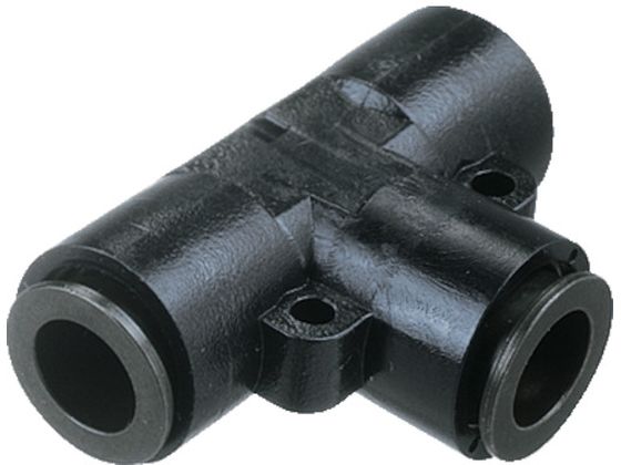 【仕様】●型番：8R-00UT●適合チューブ外径D（mm）：8×8×8　●使用圧力：1MPa　●使用流体：空気●使用温度範囲：−5〜60℃●本体：ポリアセタール（POM）　●シールゴム：ニトリルゴム（NBR）【備考】※メーカーの都合により、...