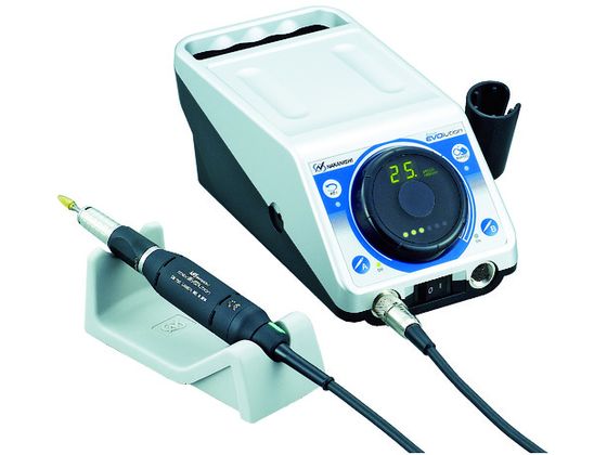【仕様】●型番：EV250-100●入数：1S●無負荷回転数（min［［の−1乗］］）：1000〜25000●ユニット寸法（mm）：130×254×97●最大トルク（cN・m）：4．8●定格消費電力（W）：28●ハンドピース寸法（mm）：φ...