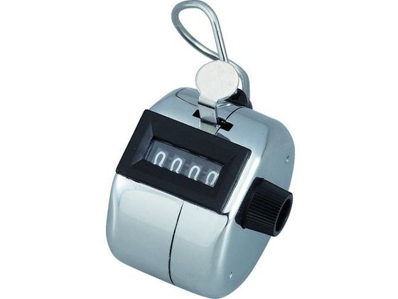 【仕様】●型番：TC-4H●計数範囲：9999　●縦（mm）：60　●横（mm）：42　●厚さ（mm）：46　●本体材質：スチール（SPCC−SB）　●タイプ：手持ち型●リセット方式：つまみ式【備考】※メーカーの都合により、パッケージ・仕様...
