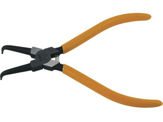 【仕様】●型番：HB-125●リング使用範囲（mm）：12〜25●全長（mm）：135●爪先端径（mm）：1．3●爪形状：曲爪●ばね付●ビニールグリップ付●SCM440●スナップリングを必要以上に拡大（軸用）、縮小（穴用）すると、リングの折...