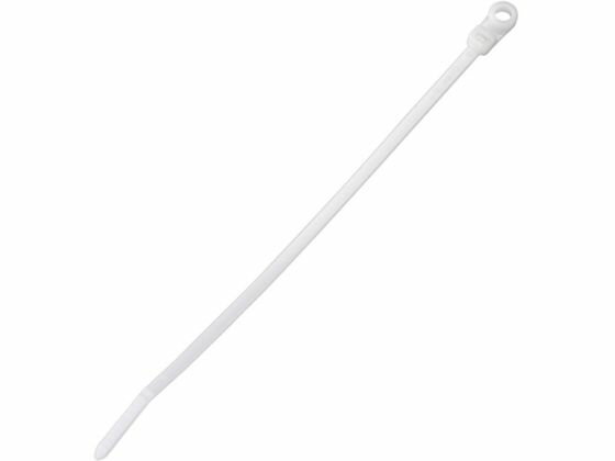 【商品説明】●電線をパネル、壁、天井等・屋内に固定するときに使用します。●ヘッドの部分が曲げやすくなっているので、クランプを固定してからでも結束できます。【仕様】●型番：PLC2S-S10-C●入数：100本●色：ナチュラル　●幅（mm）：...