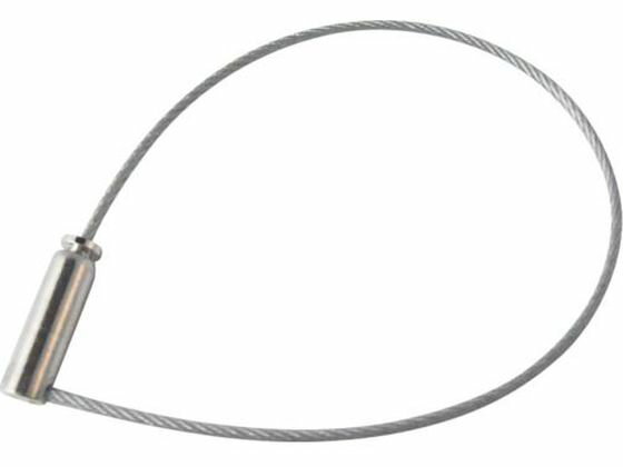 【商品説明】●ワイヤの先端を差し込むだけで抜けません。【仕様】●型番：TKY-1100S●入数：5本●ロープ径（mm）：1．2 ●長さ（m）：0．1 ●使用荷重（kg）：10 ●A（mm）：4 ●B（mm）：4．5●ワイヤ：ステンレス ●先...