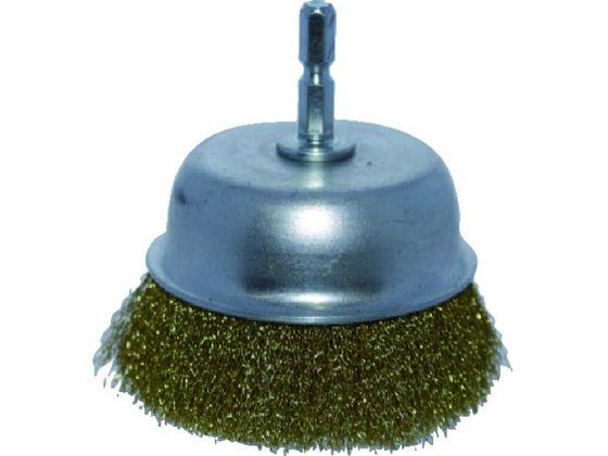 【商品説明】●ブラシ形状がカップ型で、下面に向かって毛が植わっています。●電動インパクトドライバで使用するため、ワンタッチで取り外しができます。●比較的広い面の作業向きです。●ステンレス線なので金属面などにサビが出にくいです。【仕様】●型番...