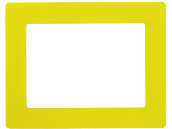 【商品説明】●パソコン等で作成したオリジナル書式を床面に掲示することができます。●材質には耐久性に優れたポリカーボネートを採用しています。【仕様】●型番：403113●色：黄　●取付仕様：貼付タイプ（裏テープ付き）　●縦（mm）：312　●...