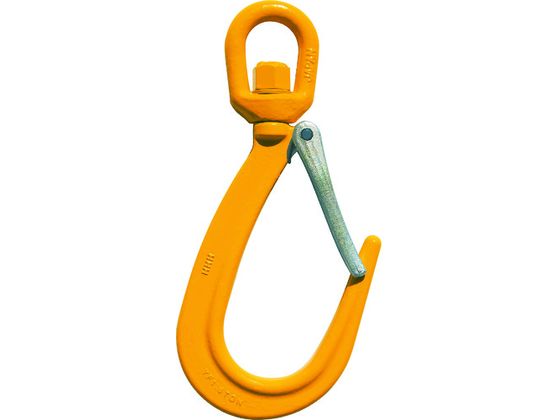 【商品説明】●ワイヤーやチェーンのねじれを取ることができるので、吊り荷の回転を防げます。●口の開きが大きいので径の太いものなどをかけるのに便利です。●鍛造性の丈夫なラッチ付きです。【仕様】●型番：YF1.5●基本使用荷重（t）：1．5　●寸...