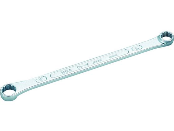 【商品説明】●高さ制限のある狭い箇所に最適です。●めがね部は12角です。【仕様】●型番：M04-1315●全長（mm）：240●対辺寸法（mm）：13×15●ストレートタイプ●構造用鋼●表面処理：メッキ処理【備考】※メーカーの都合により、パ...