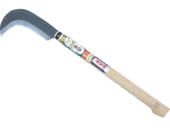 【商品説明】●1丁1丁手で鍛造した手造り鎌です。●切れ味が良く、刃持ちが優れています。●何度でも研ぐことができ、切れ味が持続します。【仕様】●型番：120301●刃長（mm）：130　●刃幅（mm）：50　●全長（mm）：515　●刃渡り（...