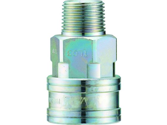 【仕様】●型番：CTL03SM●最高使用圧力（MPa）：7．5　●適用接続サイズ（インチ）：Rc3／8　●使用流体：空気・作動油他　●最大衝撃圧力（MPa）：10．0●使用温度範囲：−20〜80℃　●両路開放型　●バルブレス●本体：鋼鉄　●...