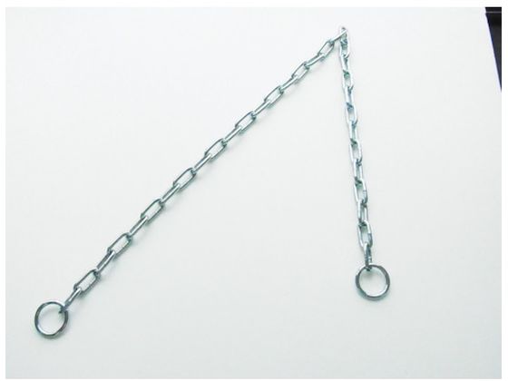 【商品説明】●線径4．8mmのチェーンの両端にリングが付いています。【仕様】●型番：S-113●全長（mm）：600●スチール ●表面処理：ユニクロメッキ仕上げ【備考】※メーカーの都合により、パッケージ・仕様等は予告なく変更になる場合がござ...