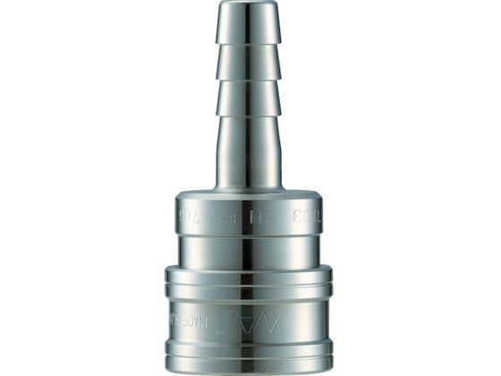 【仕様】●型番：CTL04SH3●最高使用圧力（MPa）：7．5　●適用ホースサイズ（インチ）：1／2　●最大衝撃圧力（MPa）：10．0　●使用流体：空気・水・作動油他●使用温度範囲：−20〜180℃　●両路開放型　●バルブレス●本体：ス...