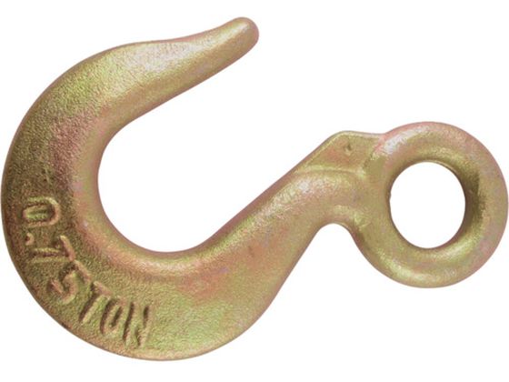 【商品説明】●メッキ加工をしています。【仕様】●型番：EX-0.75●基本使用荷重（t）：0．75　●寸法（mm）C：24　●寸法（mm）D：19　●寸法（mm）H：110　●寸法（mm）L：72●ラッチなし●スチール【備考】※メーカーの都...