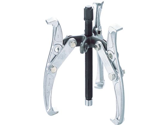 【商品説明】●3点に平均した引抜き力が働く、プーリ抜き工具です。●使用場所により、2本爪・3本爪としても使い分けができるので大変便利です。●入念な加工と完璧な熱処理により優れた耐久性を誇ります。【仕様】●型番：GP3-150●適用プーリ（m...