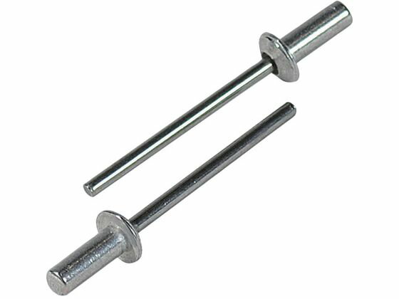 【商品説明】●金属同士の締結、プラスチック類同士の締結の他、異種母材（金属とプラスチック類など）の締結に。●リベット本体の頭部が密閉されていますので防水性にすぐれています。●片側から複数の母材をワン・アクションで締結できます。溶接に比べて作...